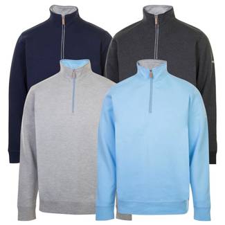 ProQuip Mens Mistral Cotton Zip Golf Sweater