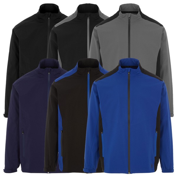 ProQuip Mens Aqualite Full-Zip Waterproof Golf Jacket
