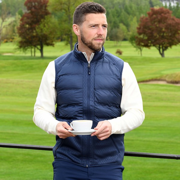 ProQuip Mens Blizzard Quilt Puffer Golf Gilet