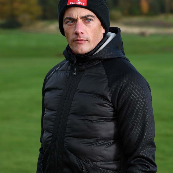 ProQuip Mens Blizzard Quilt Puffer Golf Hoodie