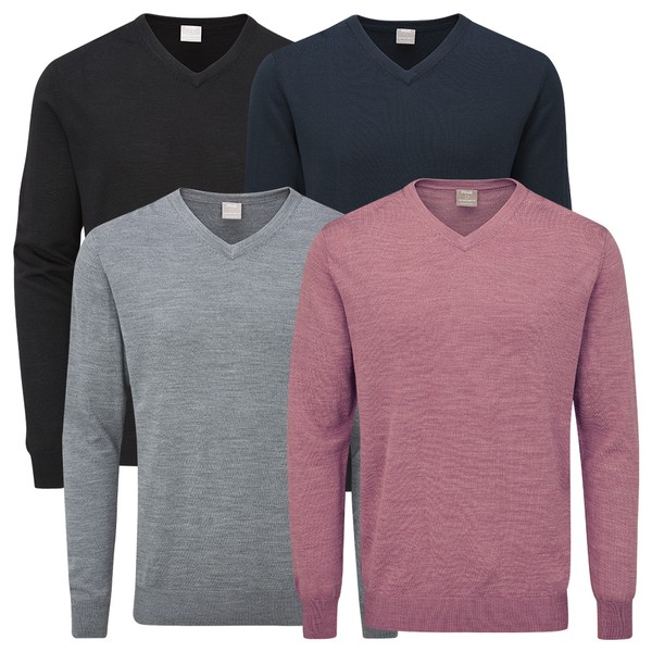 Ping Sullivan Mens V-Neck Golf Sweater