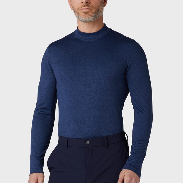Callaway Mens Heathered Crew Neck Golf Base Layer