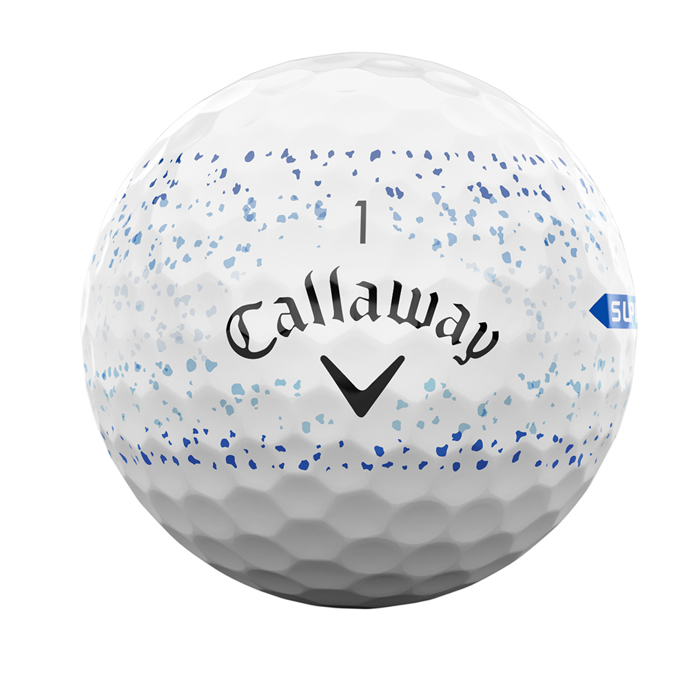Callaway Super Soft Blue Splatter Golf Balls