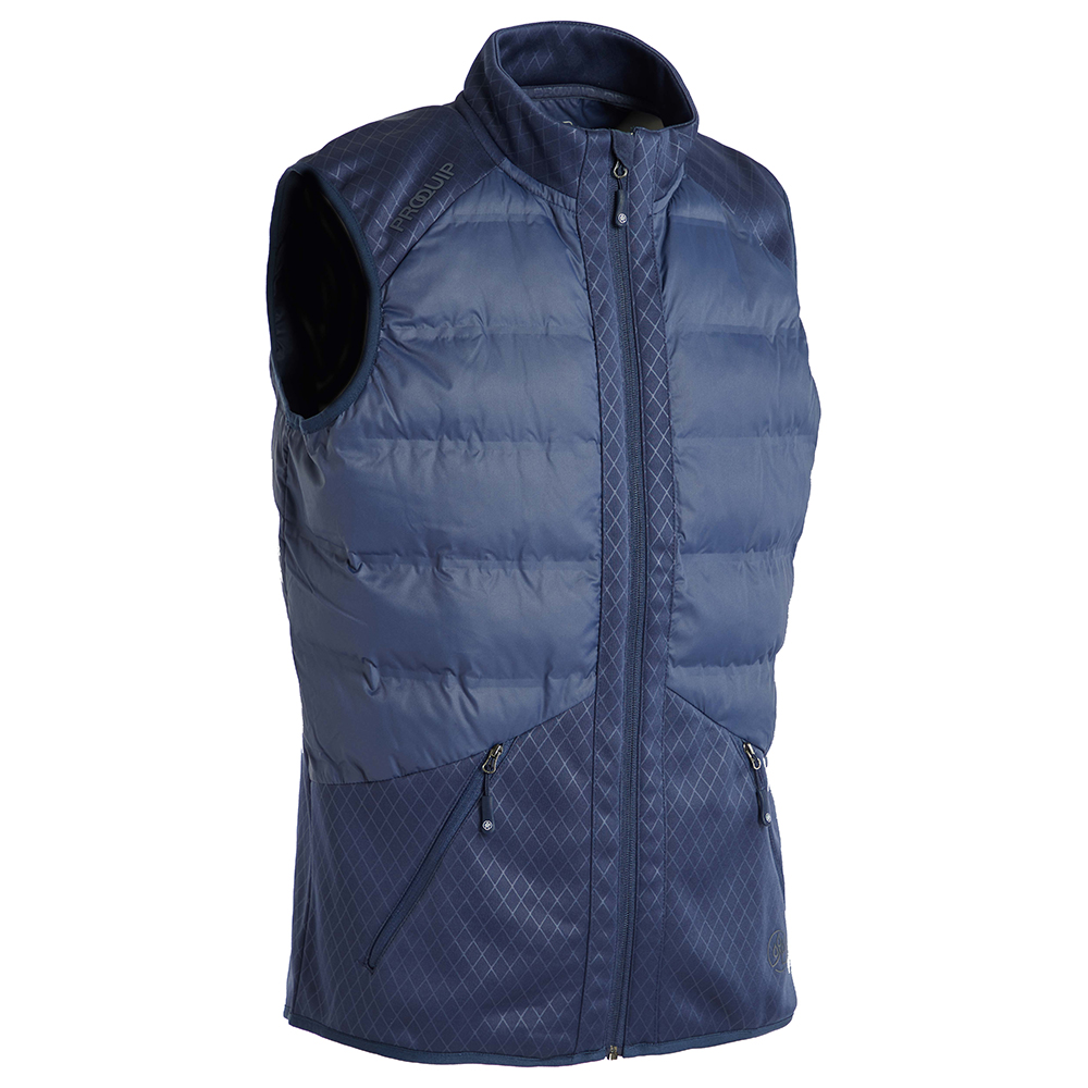 ProQuip Mens Blizzard Quilt Puffer Golf Gilet