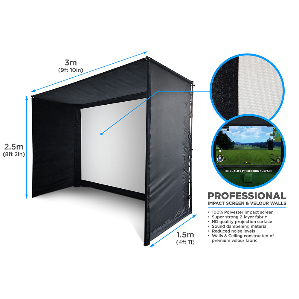 SimSpace SIM002 Professional Home Golf Enclosure
