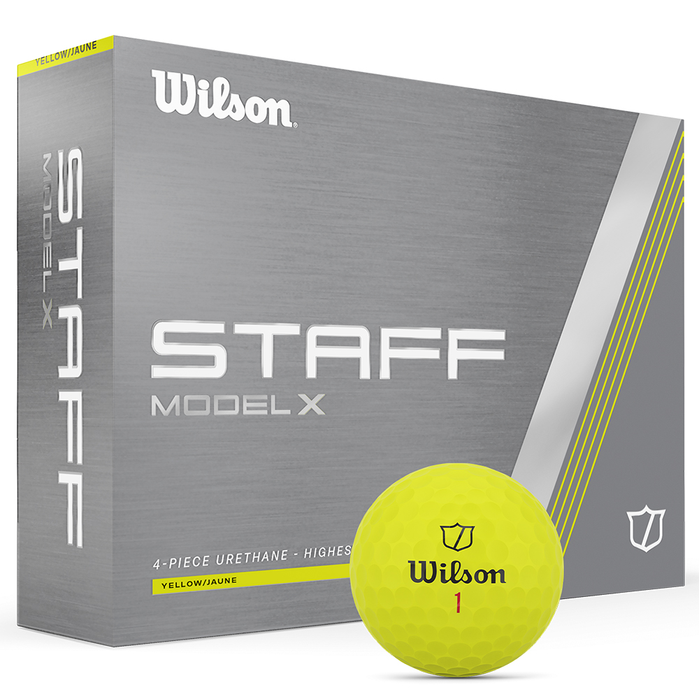 Wilson Staff 2024 Model X Yellow Golf Balls