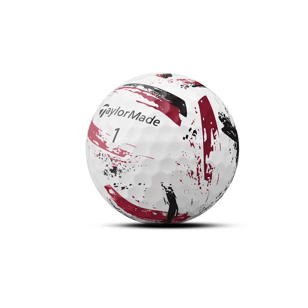 TaylorMade 2024 Speedsoft Ink Red Golf Balls