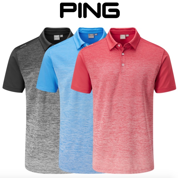 Ping Mens Gradient Golf Polo Shirt