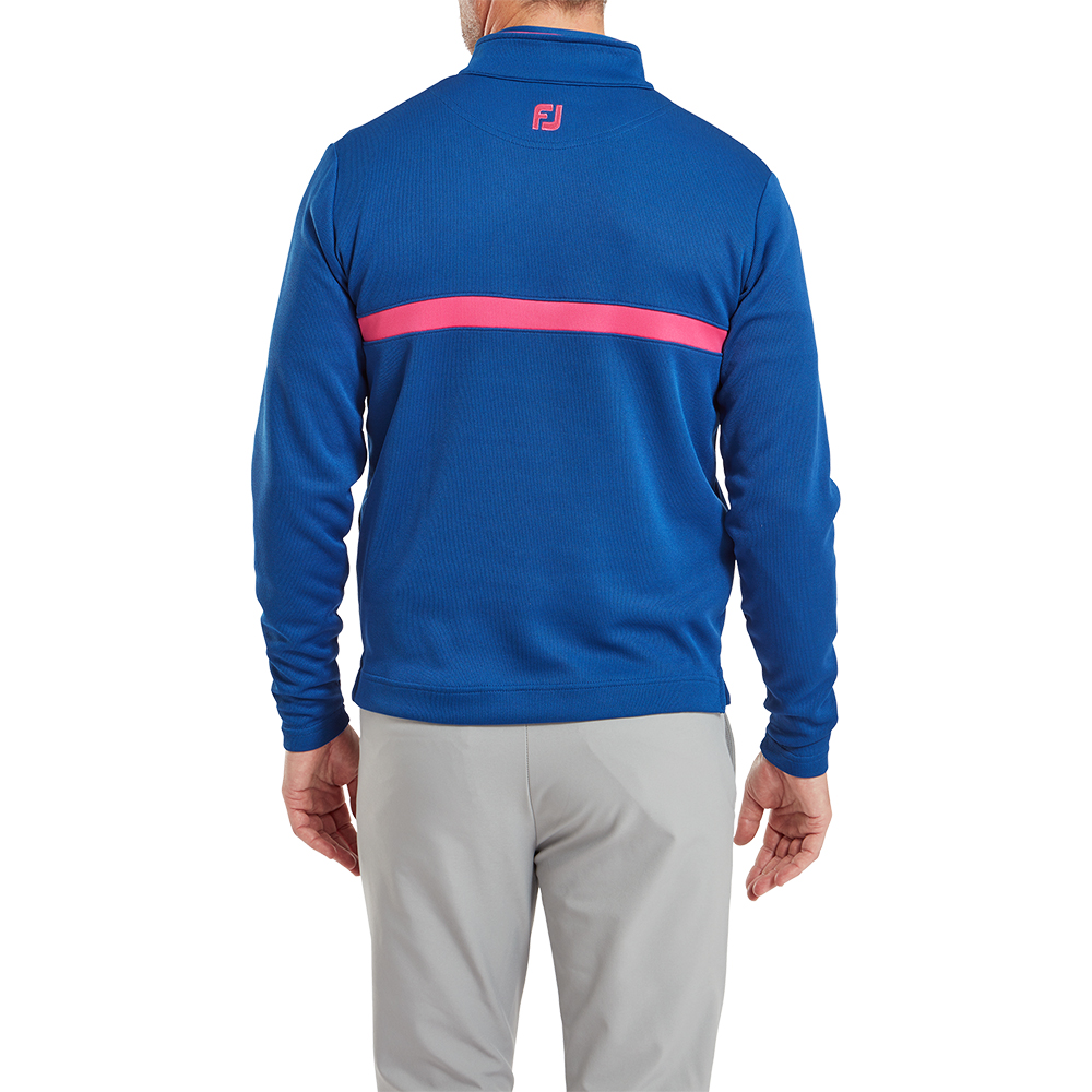 FootJoy Mens Inset Stripe Golf Chill-Out Pullover
