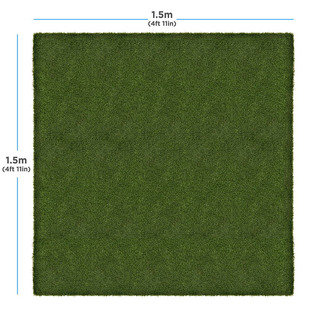 SimSpace Premium Tee Turf Golf Hitting Mat (1.5m x 1.5m)