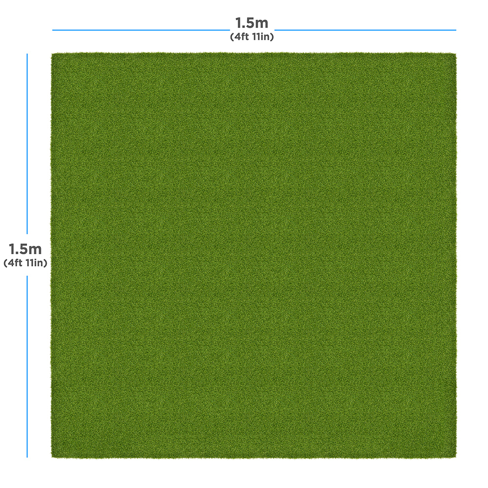 SimSpace Premium Standard Turf Golf Hitting Mat (1.5m x 1.5m)