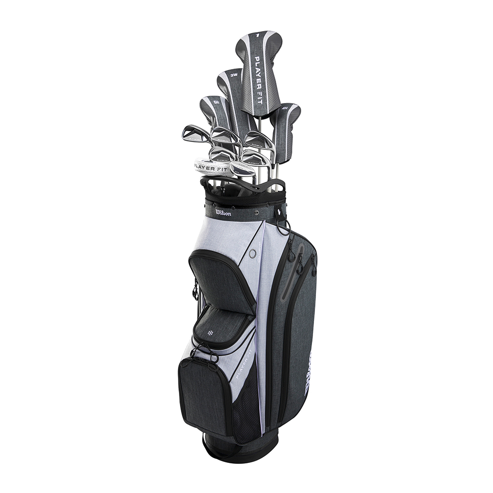 Wilson Player Fit Ladies Graphite Golf Package Set with Cart Bag