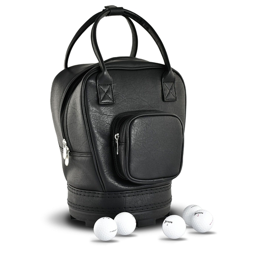 Masters Leatherette Golf Practice Ball Bag with Pocket