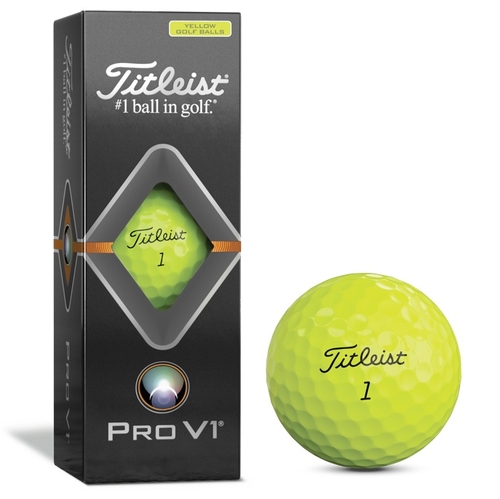 Titleist Pro V1 Yellow Golf Balls