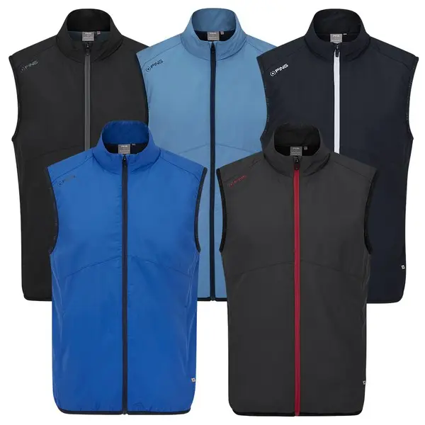 Ping Mens Ashbourne Full-Zip Golf Vest