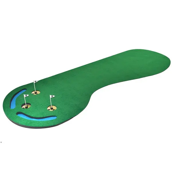 PGA Tour 6ft Golf Putting Mat with Guide Ball and Training Tips