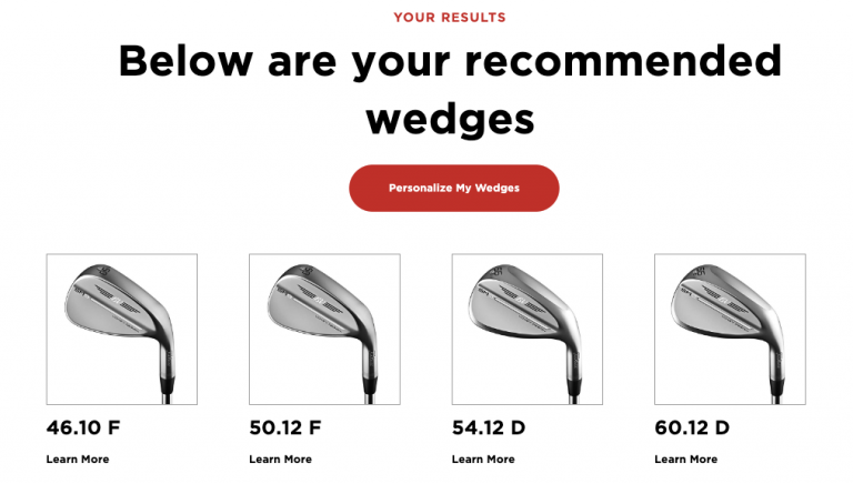 The Titleist Wedge Selector Tool - How to Choose the Best Wedge - The ...