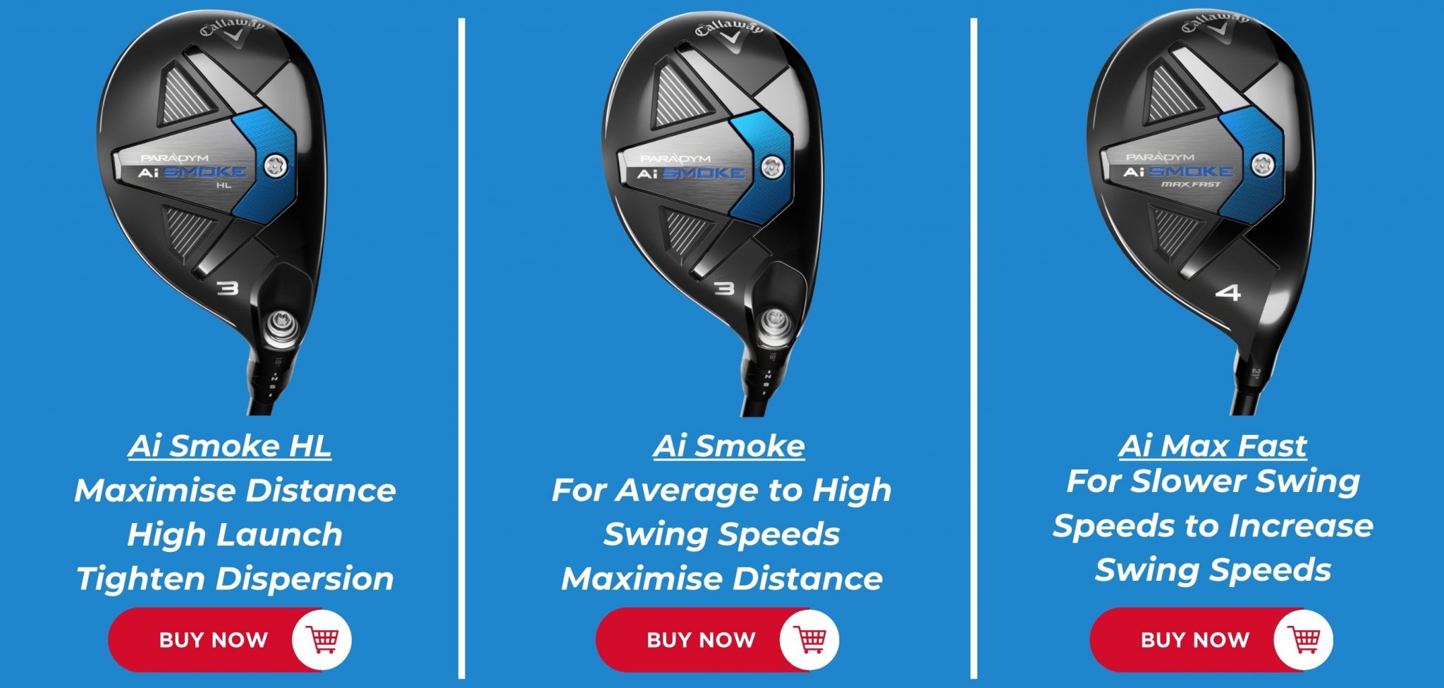 Callaway Ai Smoke Hybrid Rescue Clubs - The Best Value in 2025? - The ...